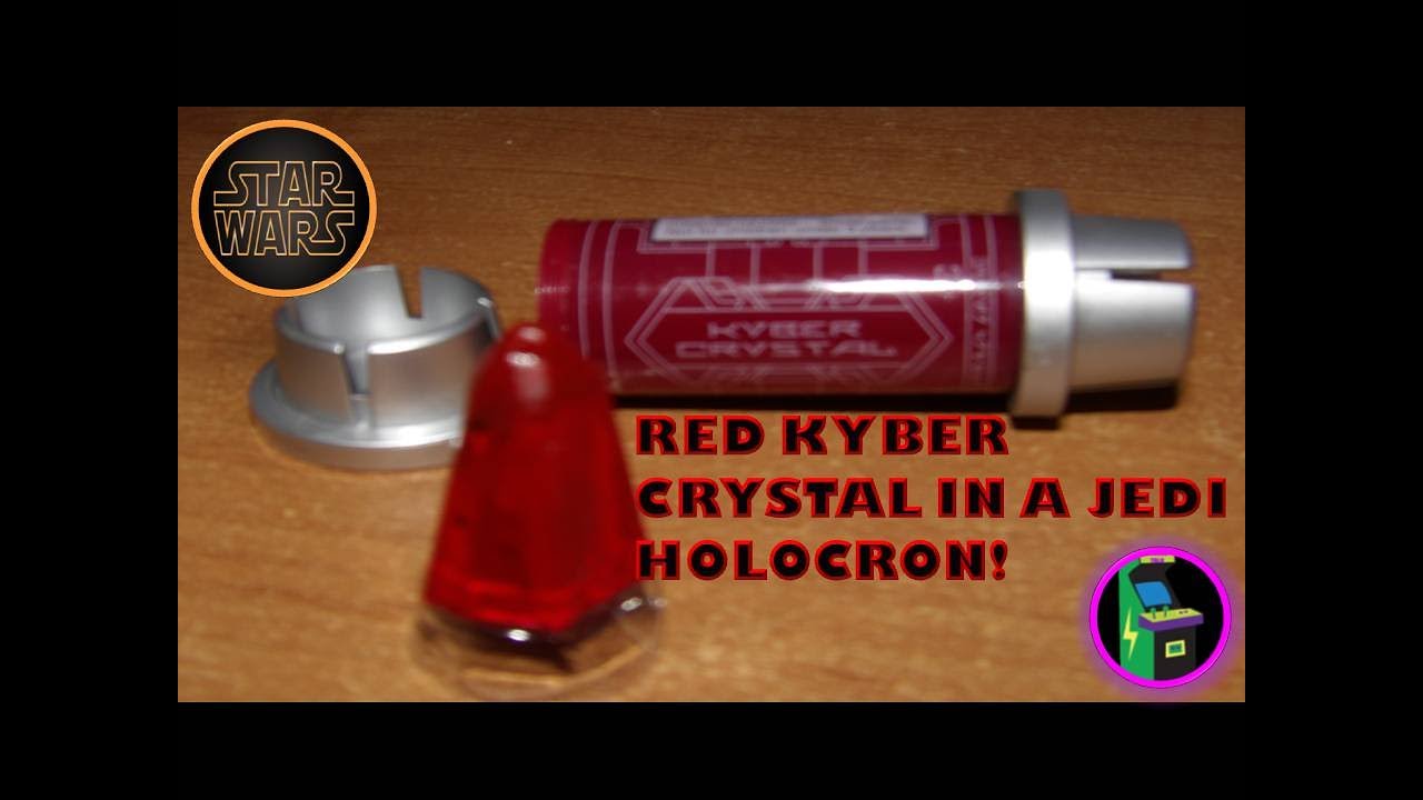 Star Wars Galaxys Edge - RED KYBER CRYSTAL Put Inside A Jedi Holocron ...