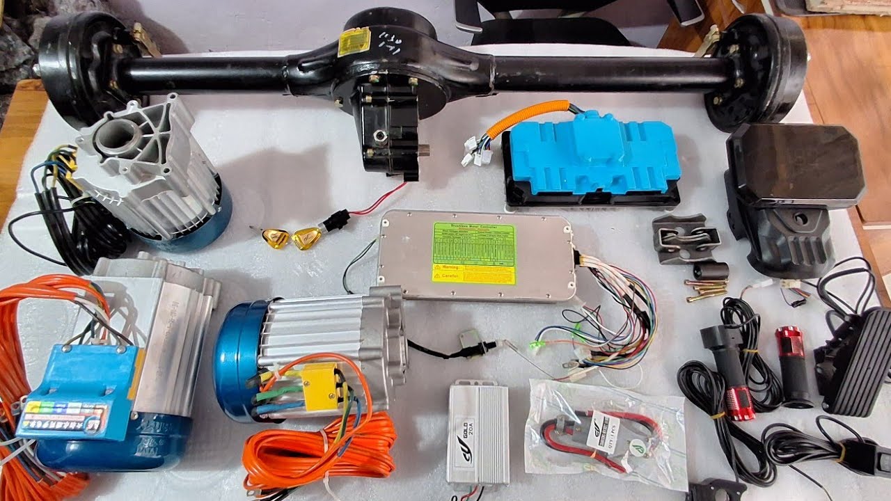 48/60V 1-2KW BLDC & PMSM DATAI KIT WITH DIFFERENTIAL 42/46/52" - YouTube