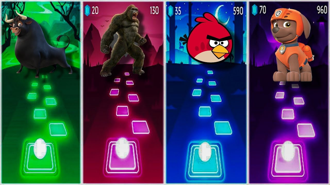 Ferdinand 🆚 Kong 🆚 Angry Birds 🆚 Paw Patrol 🆚 Who Will Win? - YouTube