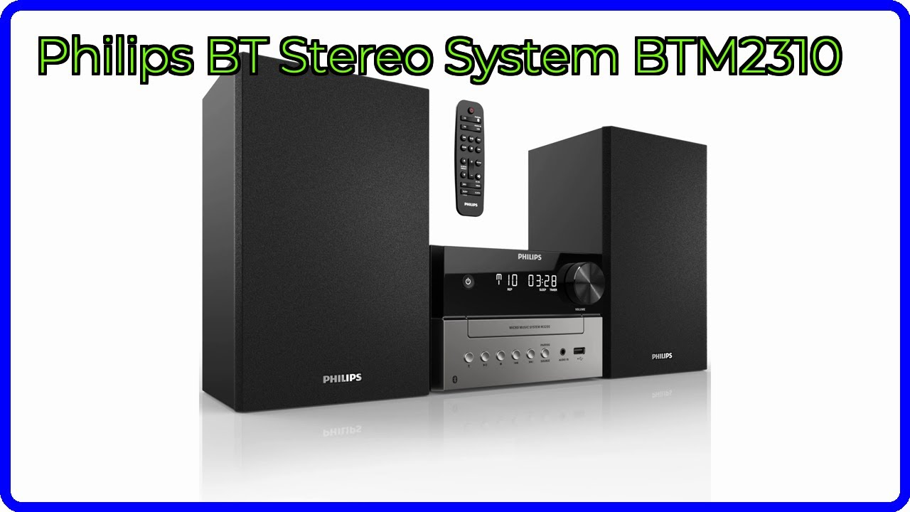REVIEW (2025): Philips BT Stereo System BTM2310. ESSENTIAL details ...