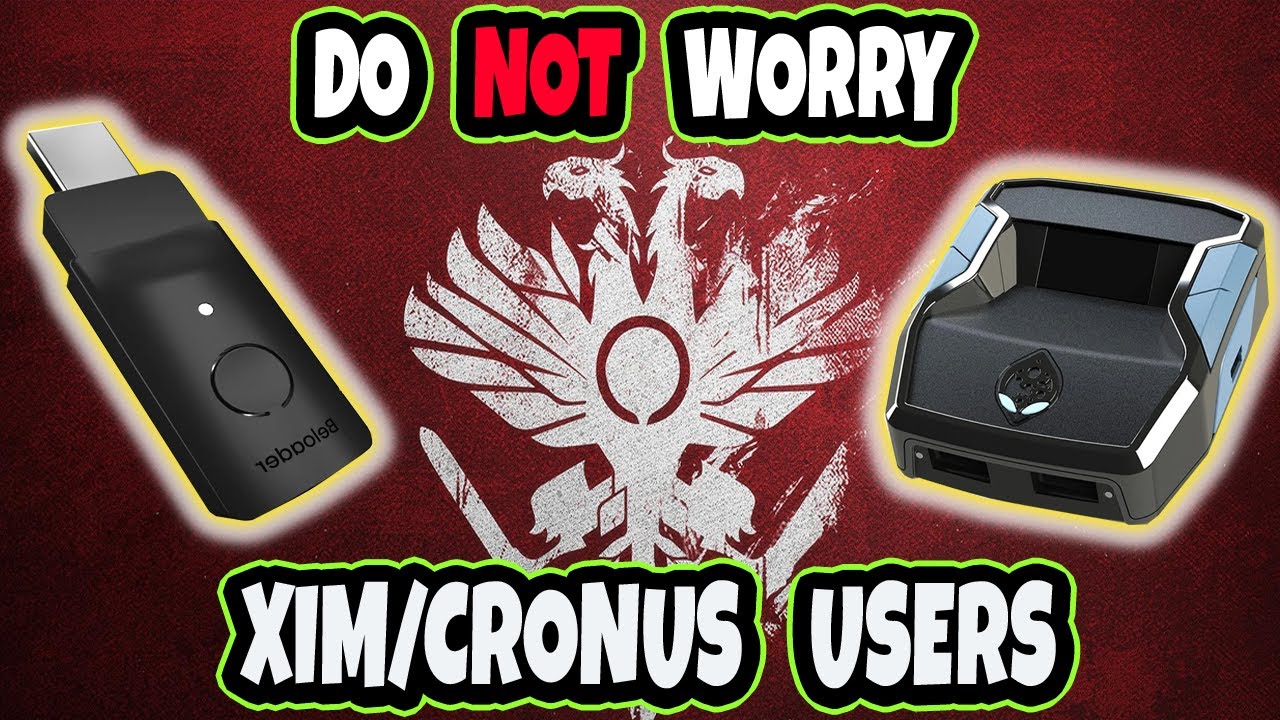 DO NOT WORRY MY XIM/CRONUS FRIENDS, you will be SAFE with these simple ...
