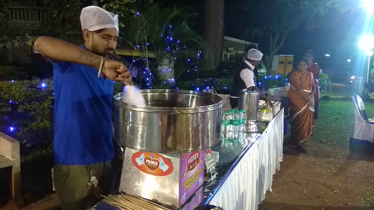 Live Cotton Candy For wedding Reception/A4 Chocolate Fountain Bengaluru ...