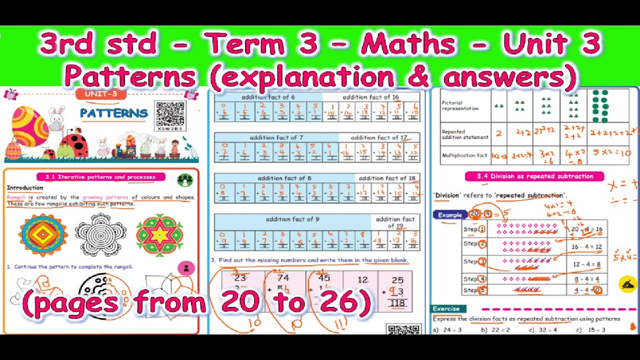 3rd STD-TERM 3-MATHS-UNIT 3-PATTERNS-PAGES 20 TO 26 # ...