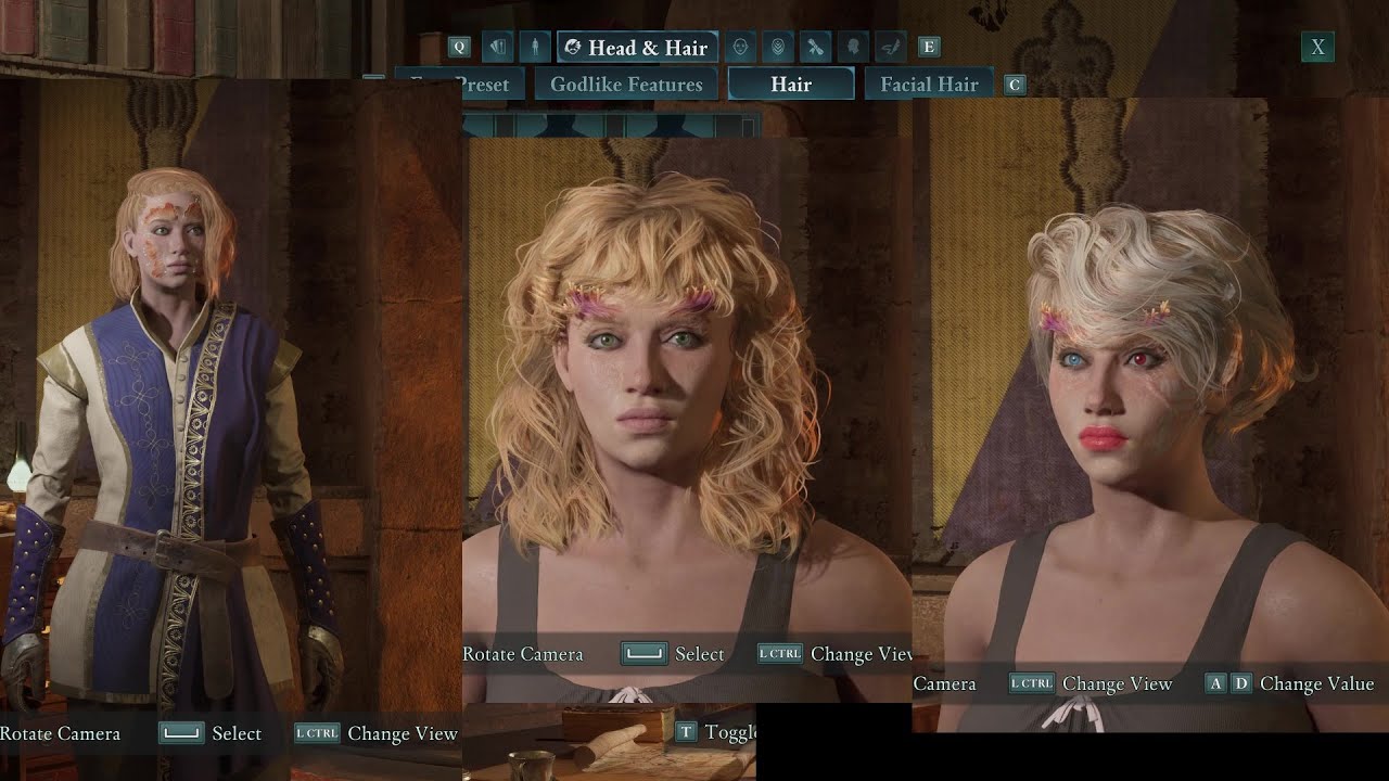 Avowed Female Character Creation All Customization Options - YouTube