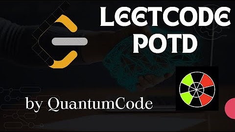 LeetCode POTD's - YouTube