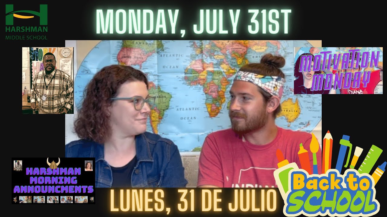 Daily Announcements: Monday, July 31st, 2023 - YouTube