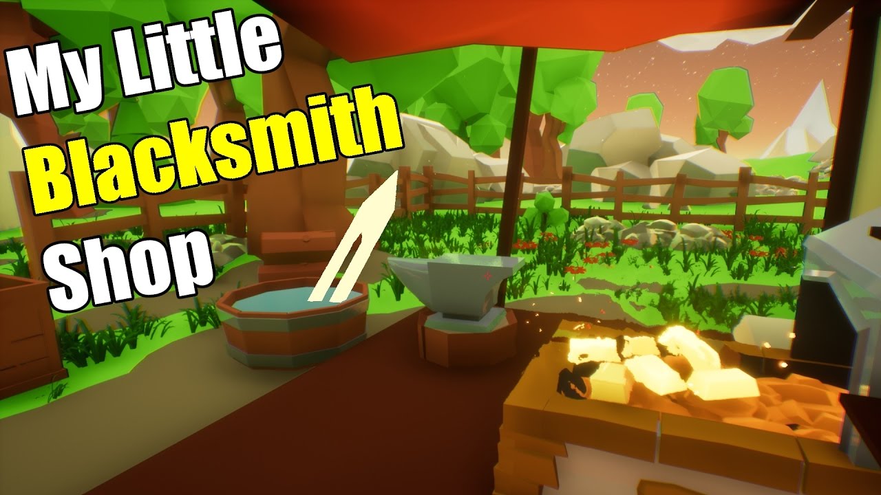 My Little BlackSmith Shop Gameplay Ep1 - Sharp Objects! Magic Crystals ...