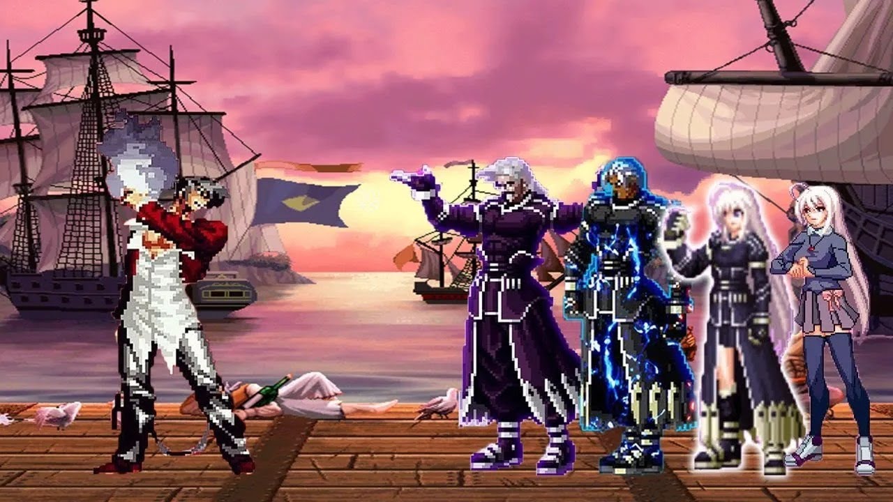 [Mugen KOF] Final Orochi Iori Vs Zeroko & Zero Team - YouTube
