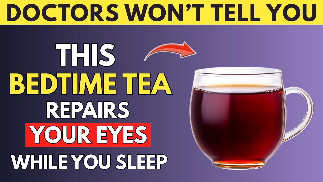 Seniors, Take THESE 4 Bedtime Teas Before Bed to Repair Your Eyes ...