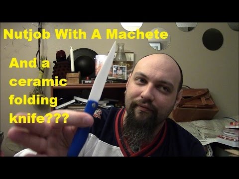 Mini Ceramic Blade Folding Knife - oddity! - YouTube