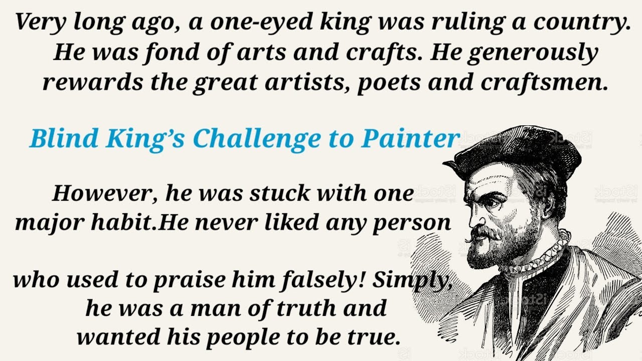 Blind King’s Challenge to Painter||short story in english||english ...