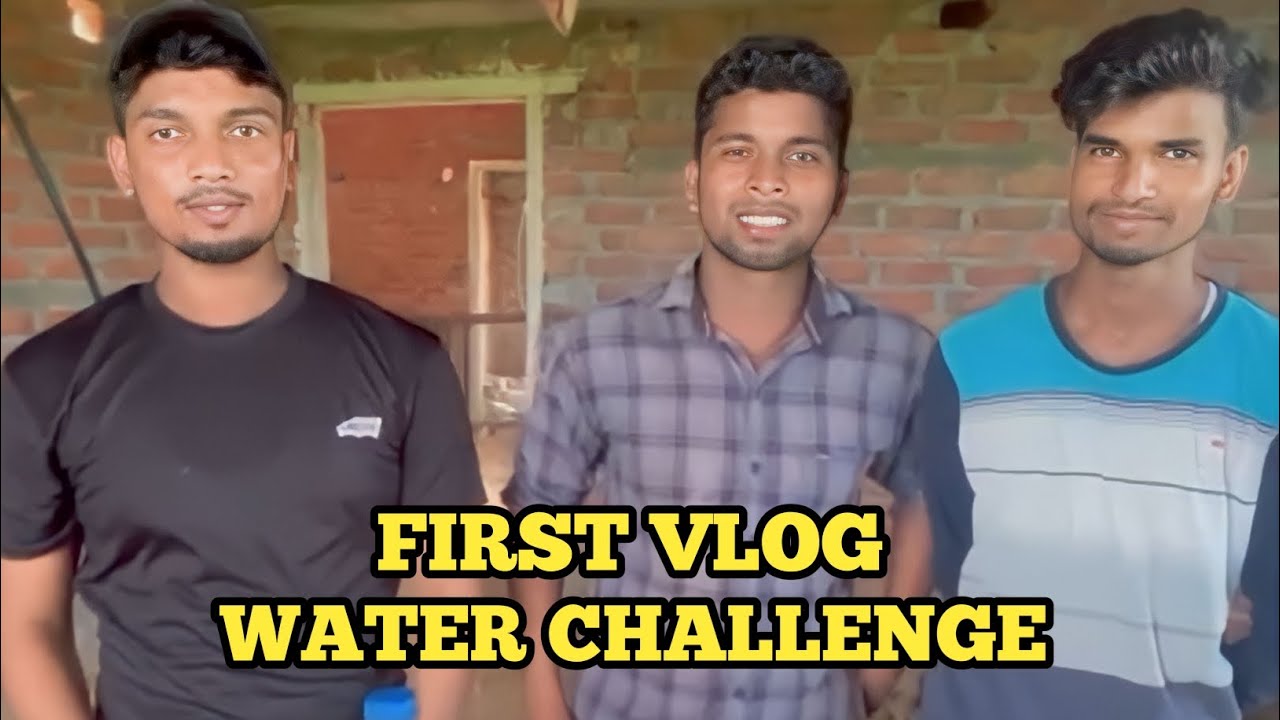 My First Vlog Video || Water Challenge With My Friends || Wadood Khan ...