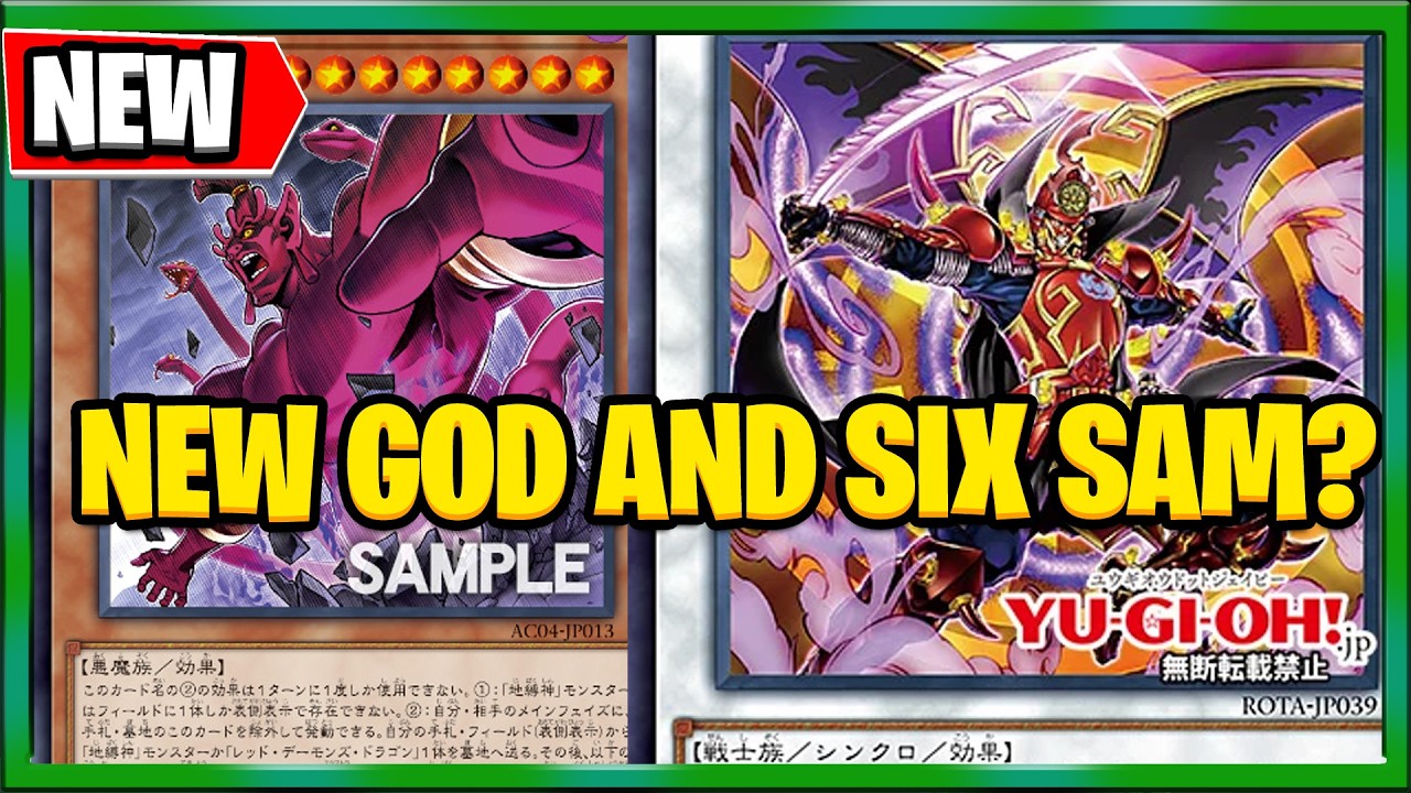 YuGioh New Six Samurai Support 2024 AND NEW GOD Immortal Earthbound ...