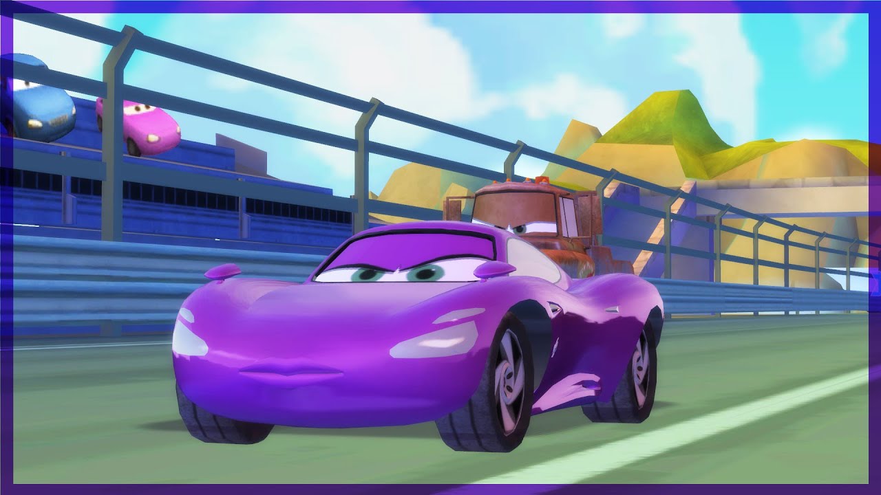 Cars 2 The Video Game | Holley Shiftwell - Mountain Run - YouTube