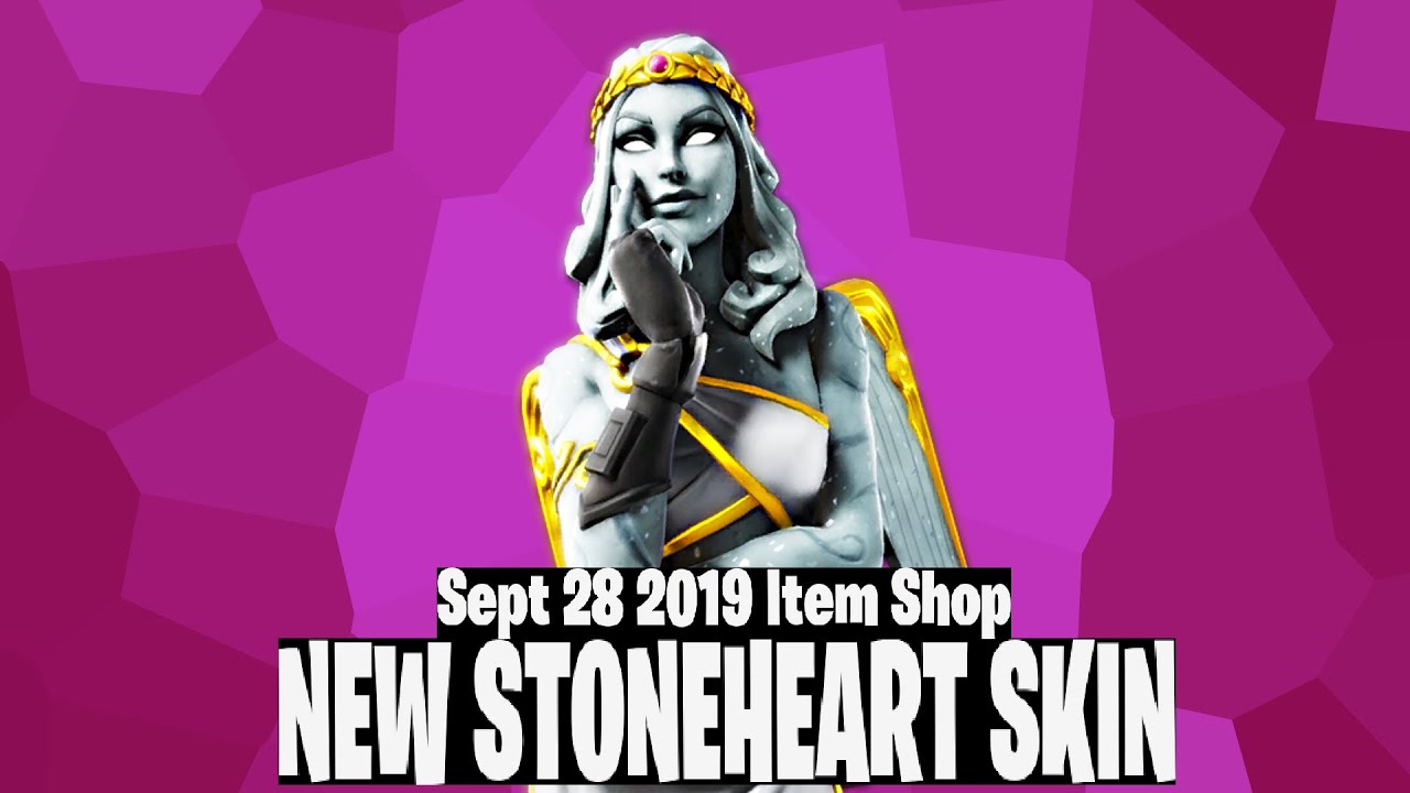 *NEW* Stoneheart Skin | September 28th 2019 Item Shop - YouTube