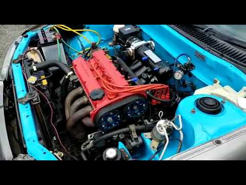 Proton Satria 4G93 All Motor FIRST START UP!! - YouTube