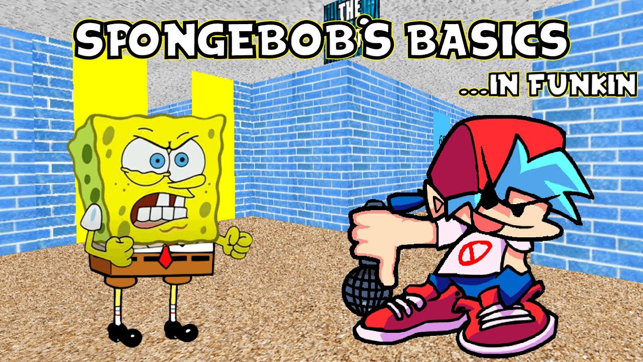 FNF: Spongebob's Basics... IN FUNKIN' // Spongebob and Boyfriend at ...