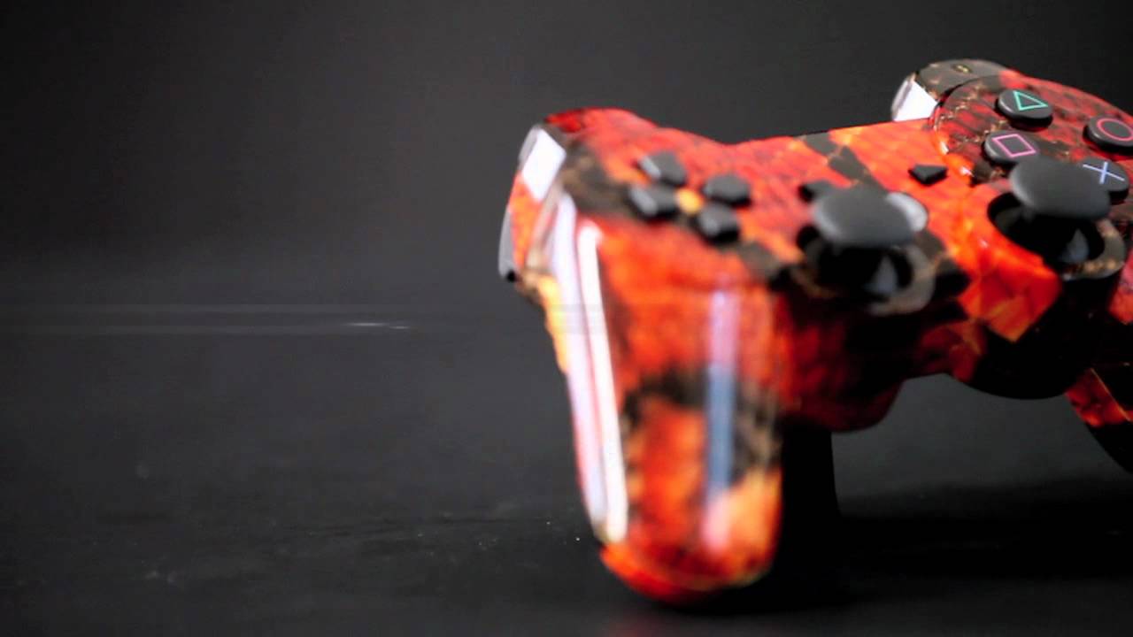 Snake Skin Modded Controller - Gamerzicon.com - YouTube