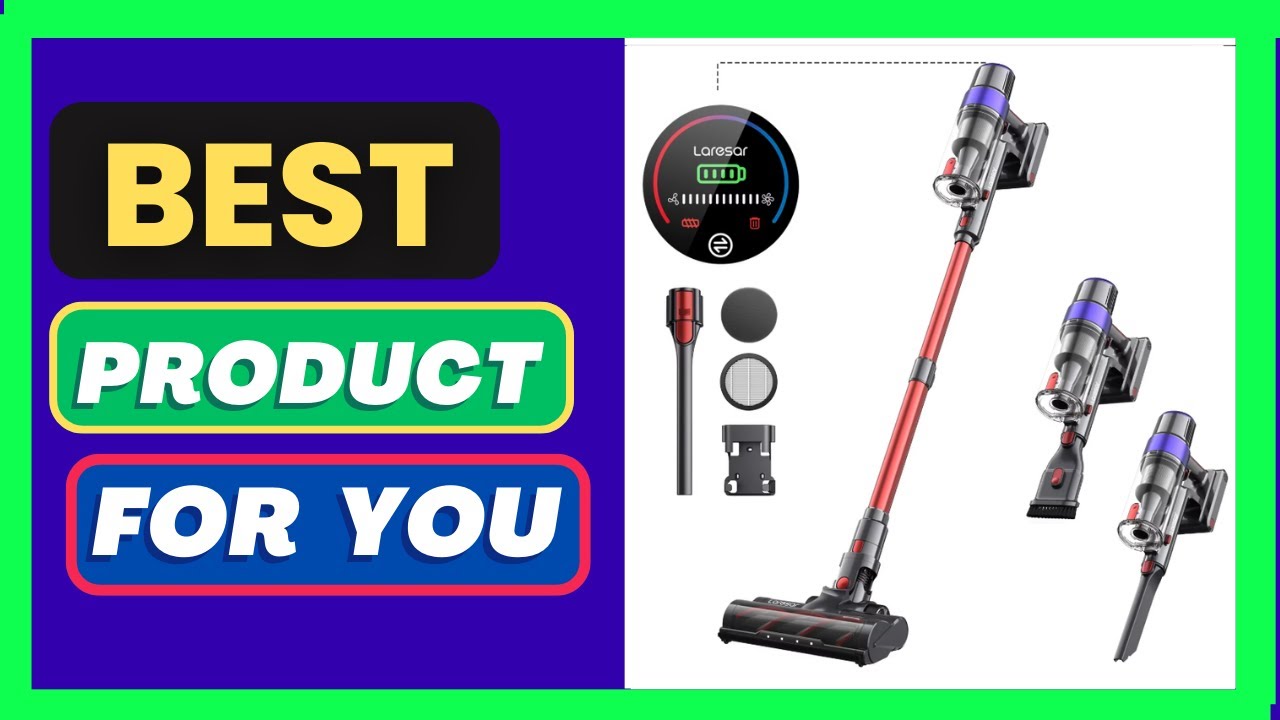 Laresar 48kpa 500W V8 vacuum - YouTube