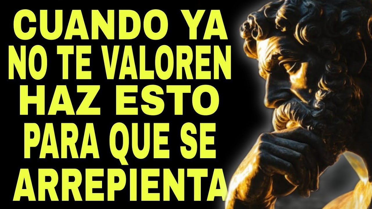 CUANDO YA NO TE VALOREN APLICA ESTOS SENCILLOS PASOS y VERAS LO QUE ...