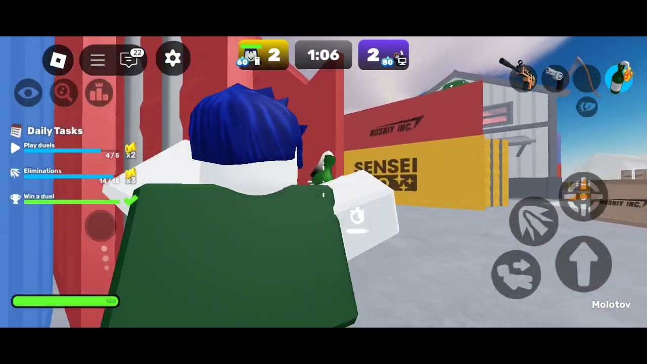 Part 2 Roblox Rivals and Devam and Devansh are playing RPG challenge ...