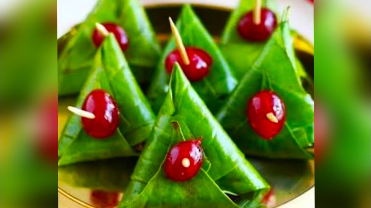 Sweet Paan Beeda | Masala Paan | Meetha Paan | Home made | In Kannada ...