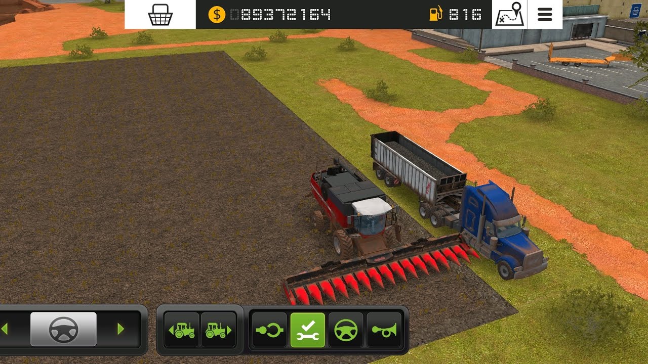 Fartilizer all plots & Sunflower cutting in fs 18। Farming Simulator 18 ...