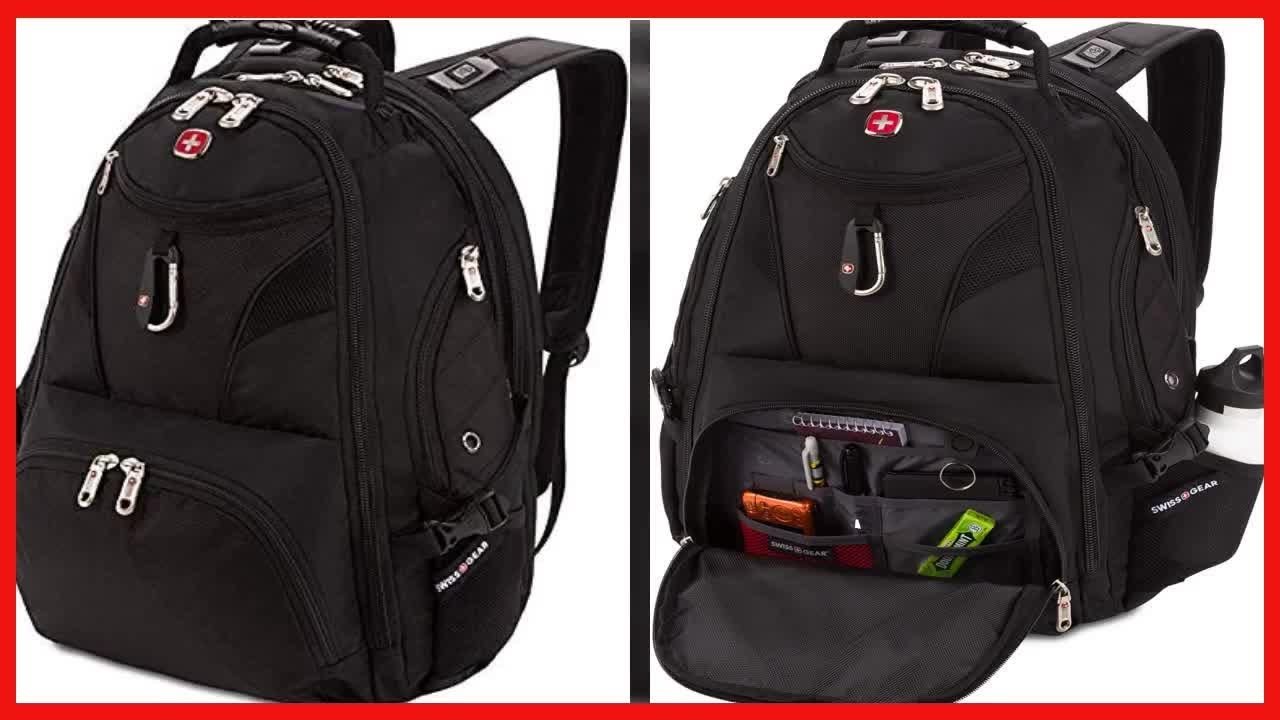 SwissGear 5977 ScanSmart Laptop Backpack, Black, 17-Inch - YouTube