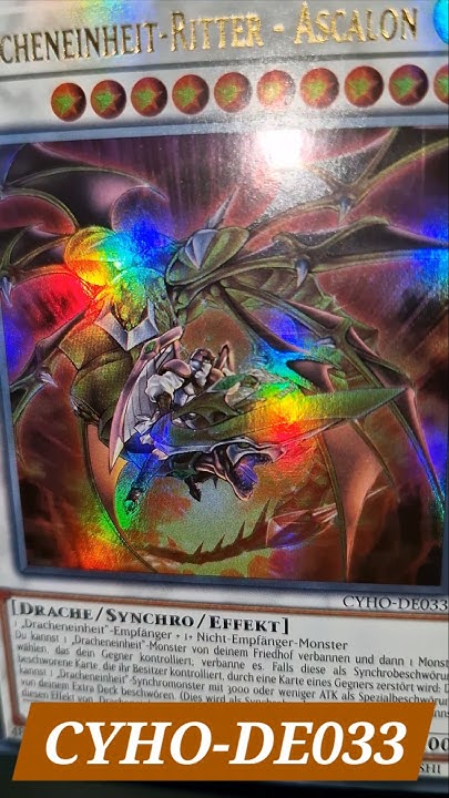 Dracheneinheit-Ritter - Ascalon / Ultra Rare / CYHO-DE033 / Dragunity Knight - Ascalon / ドラグニティナ ...