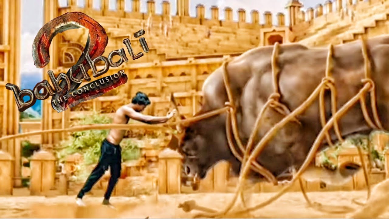 Bahubali Bull 🐂 Fight Scene || Sorry भलालदेव - YouTube
