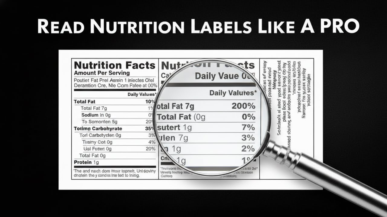 Reading Nutrition Labels Like a Pro - YouTube