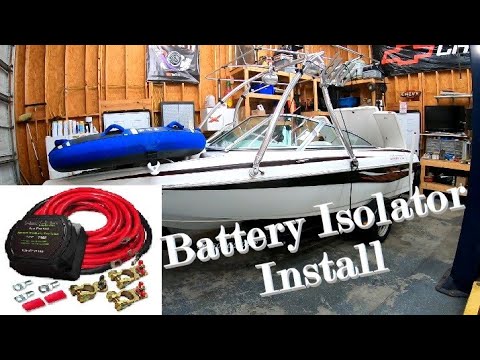 Boat Battery Isolator Install with Keyline - YouTube