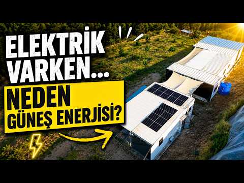 Elektrik Kesintilerine Son! Güneş Enerji Sistemimizi Kurduk