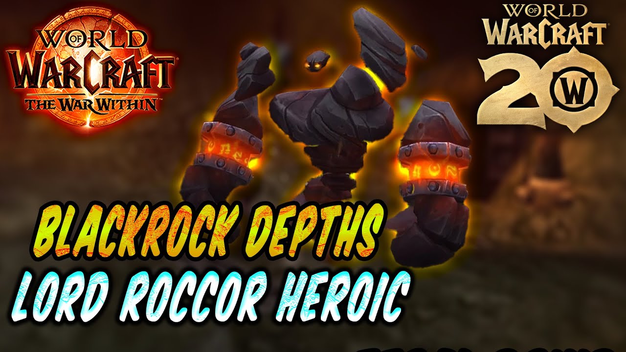 Heroic Lord Roccor | Feral Druid Dps | BRD 20th Anniversary Raid |The ...