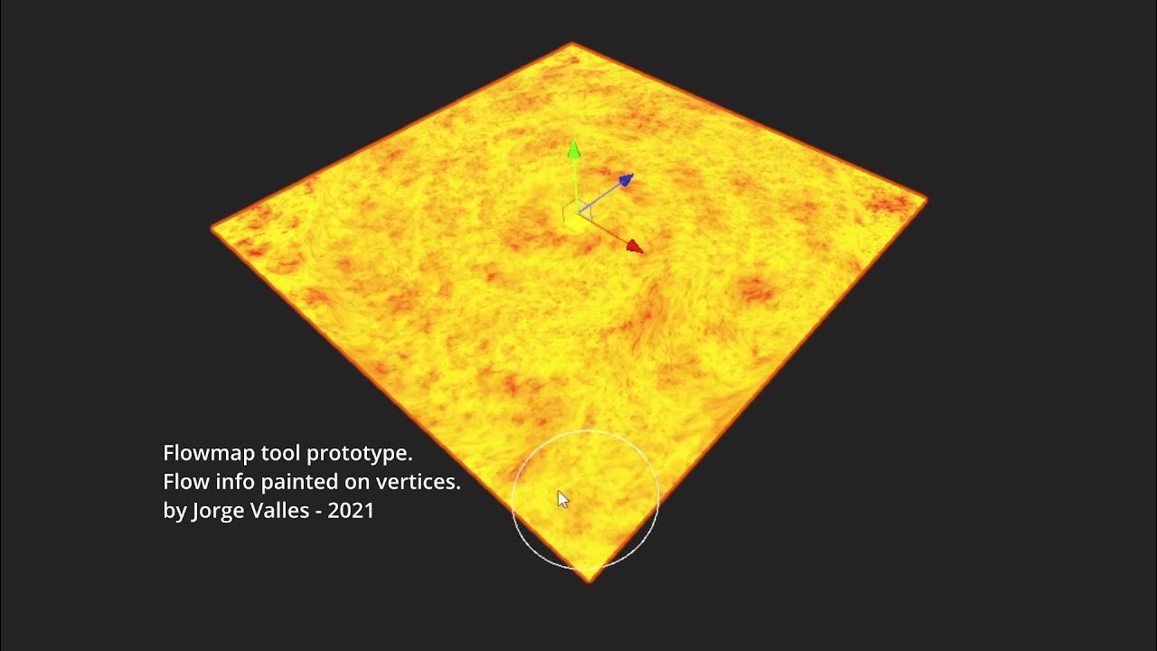 Unity - Flowmap Paint Tool - Vertex - WIP - YouTube