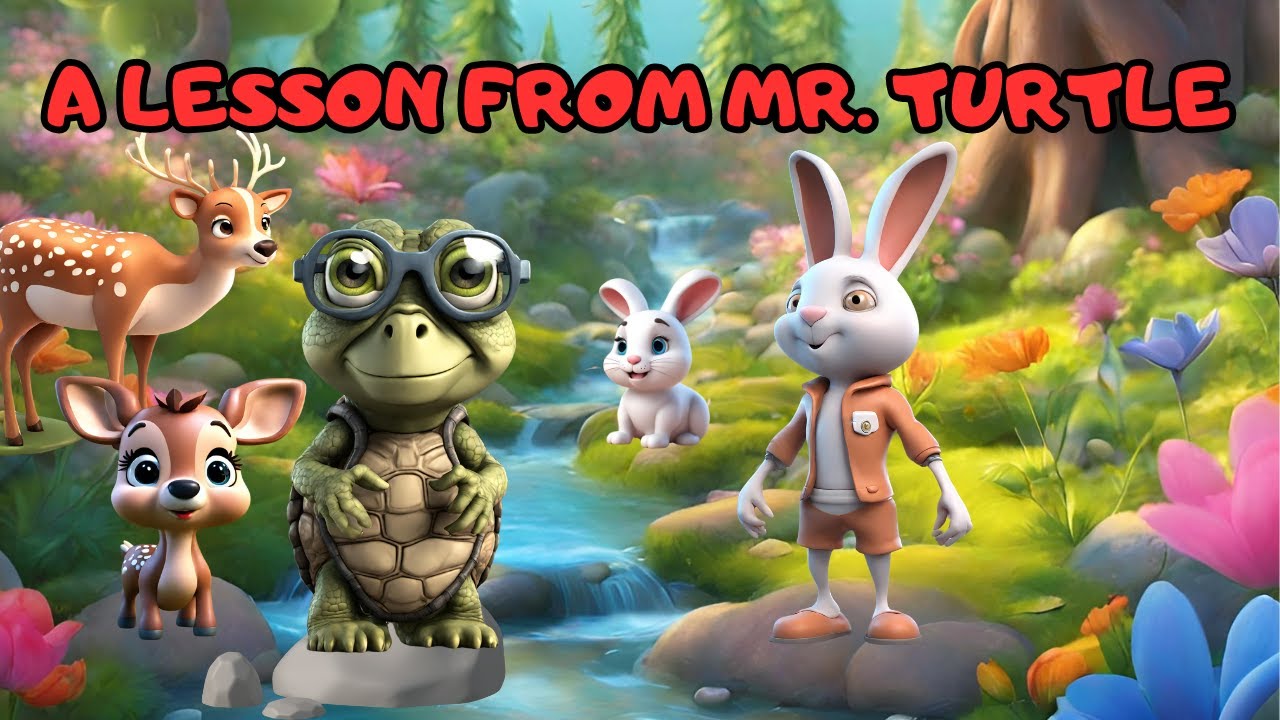 A Lesson from Mr. Turtle | Kids Animation Story | Bed Time Story - YouTube