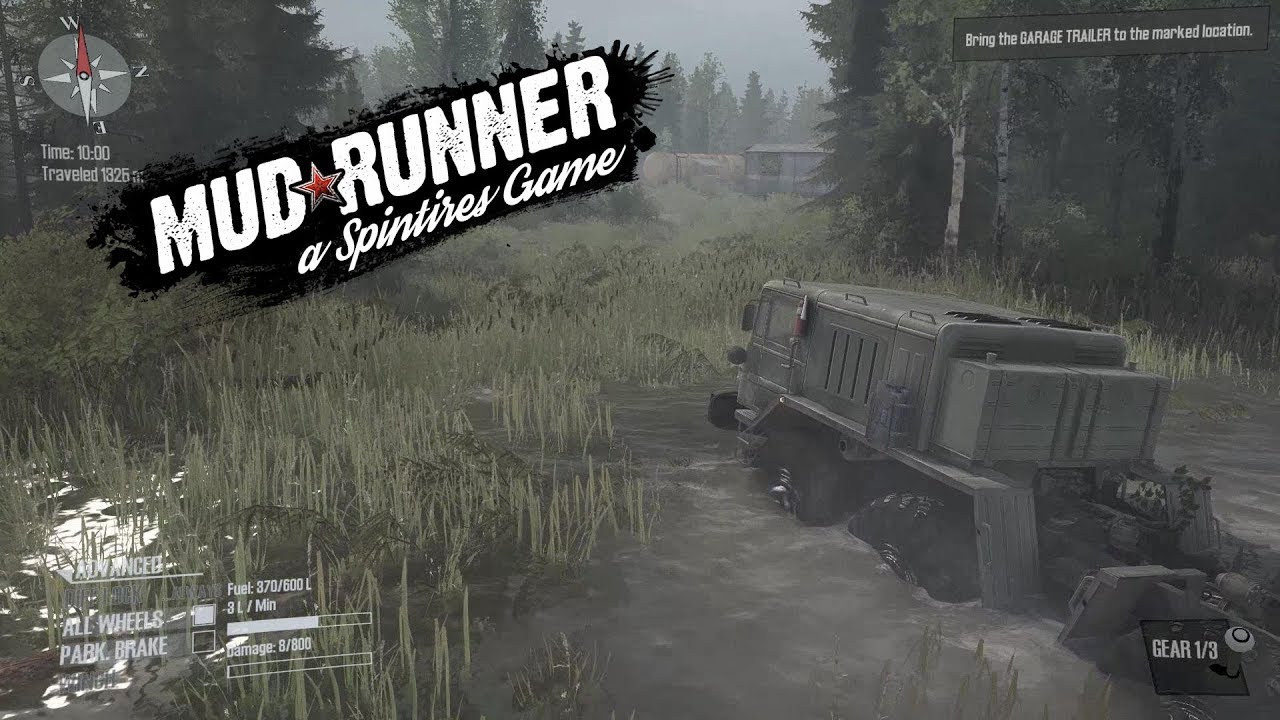 Spintires: Mud Runner - Challenge #4 Night Safari - YouTube