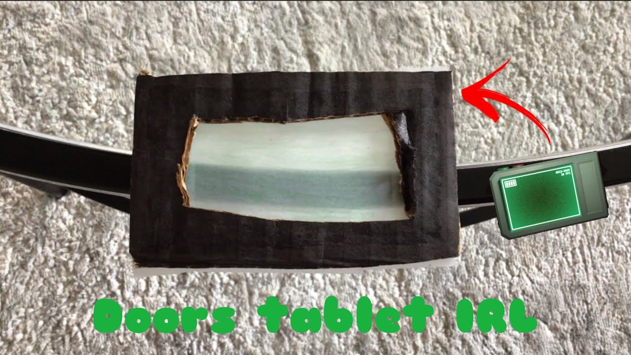 Making a doors Doors Tablet IRL! #shorts @LSPLASH - YouTube