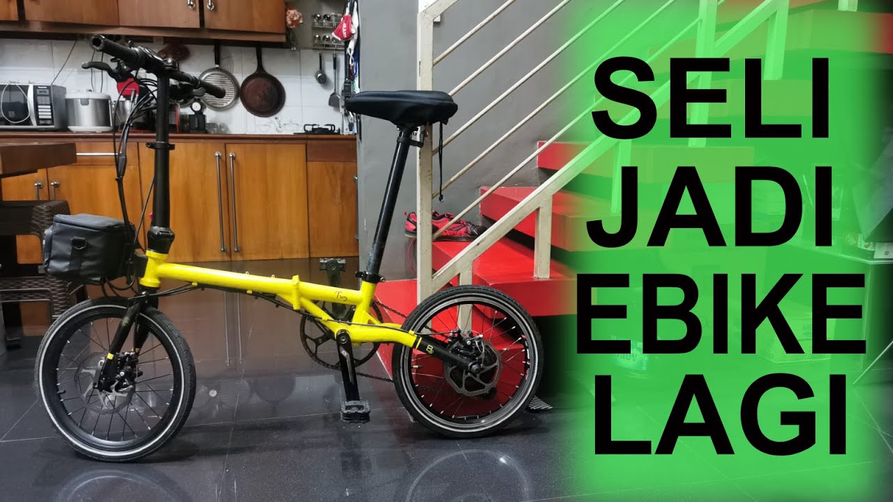 Rakit Seli Jadi Ebike || Hub Motor - YouTube