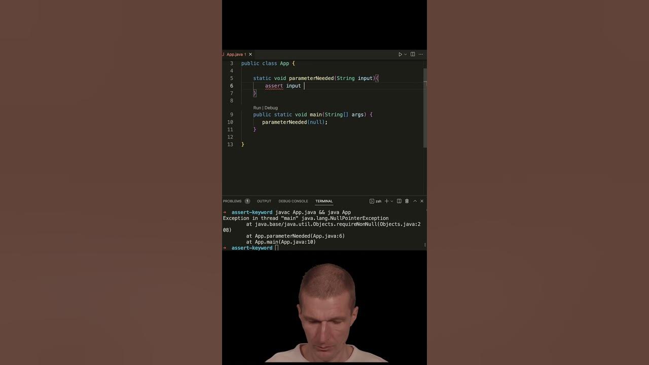 The Assert Keyword Java Shorts Youtube