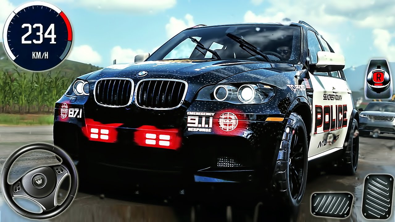 Police Car BMW Racing Simulator - Hot Wheels Sport Car Driving Forza ...