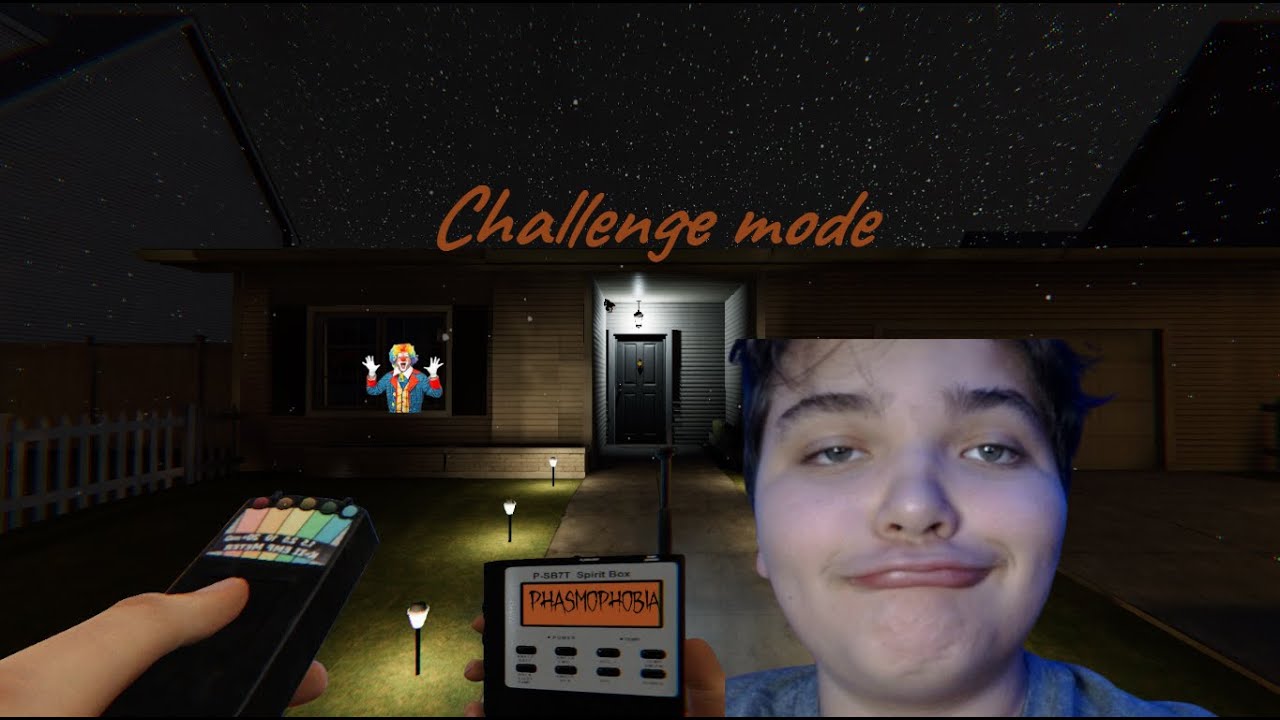 Playing phasmophobia challenge mode with @random-gameplay-youtube - YouTube