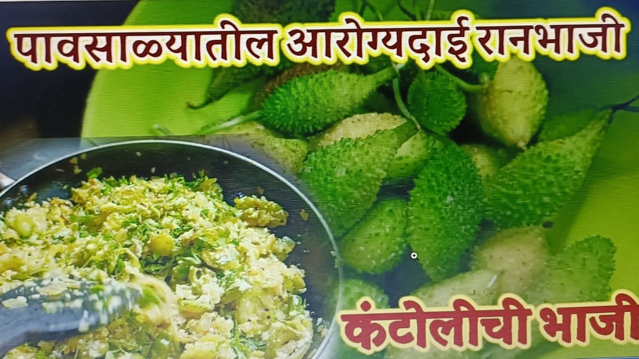 आम्ही जंगलातून आणली रानभाजी कंटोळीची भाजी - Kantola Bhaji Recipe In ...