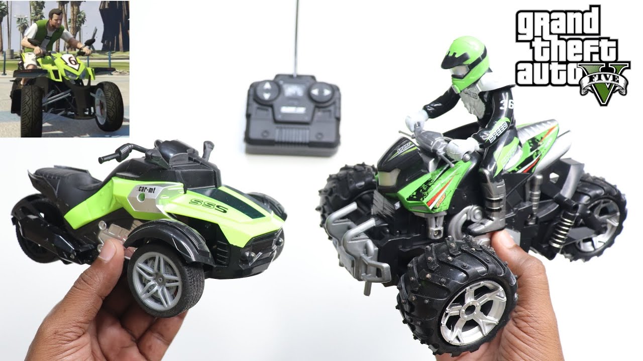 GTA V ATV Bike Unboxing & Testing – GTA V Gameplay - Chatpat toy tv ...