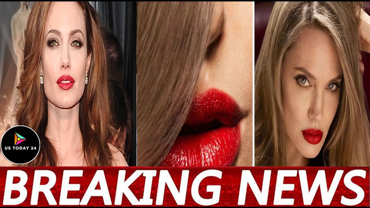 Angelina puts her famous pout on display in new Tom Ford lipstick ...