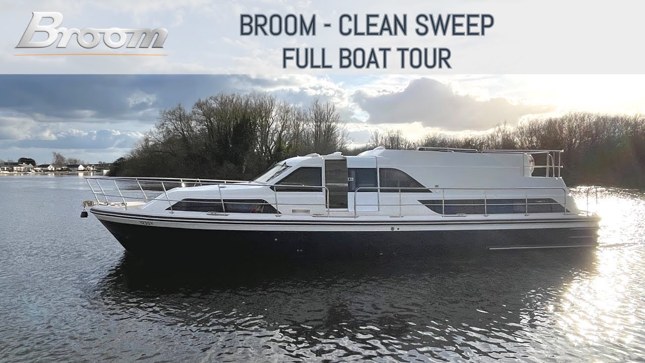 Broom Boating Holidays | Broom 42 Clean Sweep | Full Boat Tour - YouTube