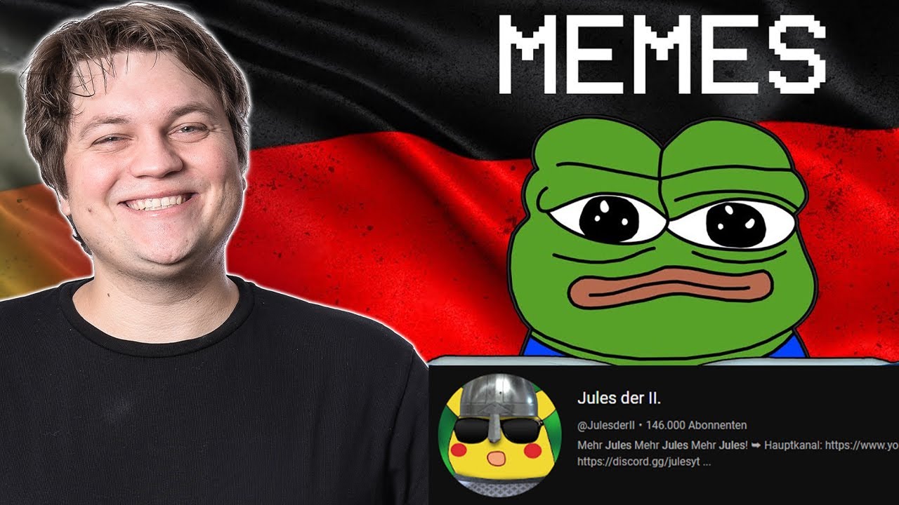 Auf den Spuren deutscher Memes | Jules Reaktion - YouTube