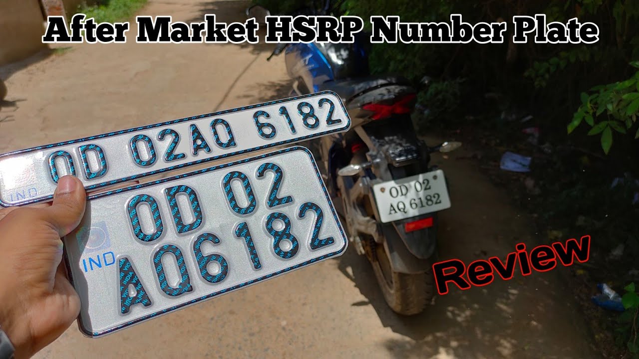 AFTER MARKET HSRP NUMBER PLATE || UNBOXING & REVIEW || ODISHA GARAGE ...