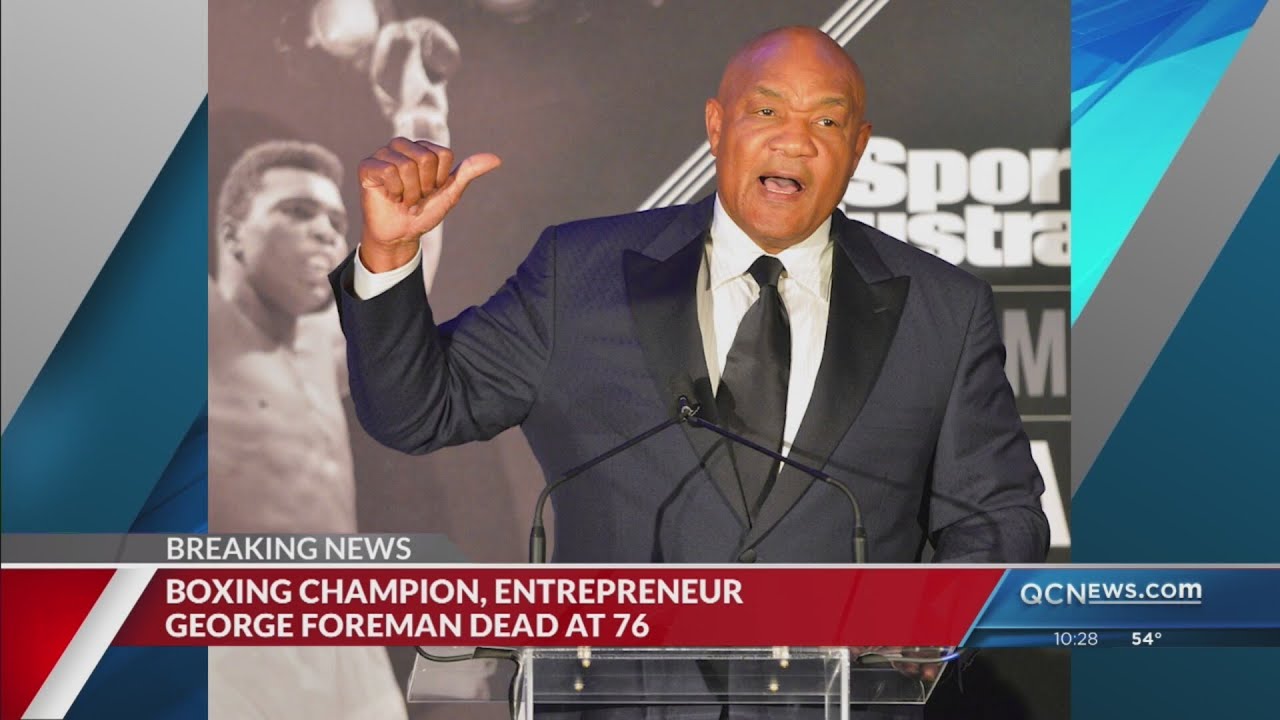 Boxing legend George Foreman dies at 76 - YouTube