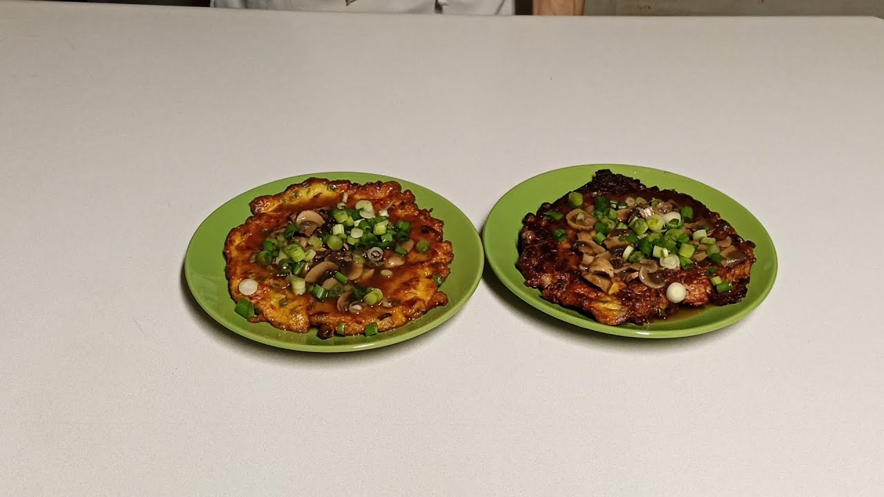 Homemade Egg Foo Yong with Mushroom Gravy - YouTube